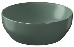 Cersanit Larga, umyvadlo na desku 40x40x13,5 cm, zelená matná, K677-049