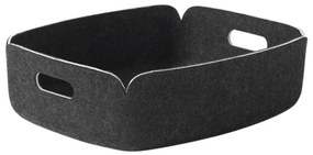 Muuto Koš Restore Tray, black melange