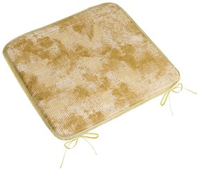 Bellatex Sedák Adéla hladký 40x40 cm Hadí kůže hnědá