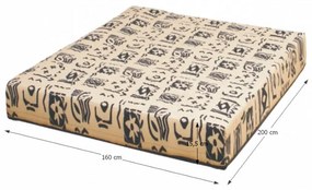 Pružinová matrace Vitro 200x160 cm. Lehká, kvalitní, pružná a prodyšná matrace s bonellovými pružinami. 751828