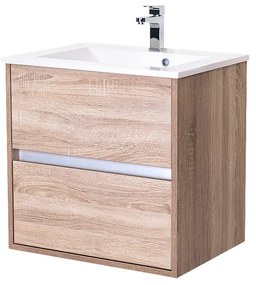 CEDERIKA - Amsterdam umyvadlová skříňka 2x šuplík barva Dub bardolino korpus korpus Dub bardolino šíře 60 CA.U2B.144.060