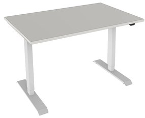 NOBL Dynamic Elektr. nastavitelný polohovací stůl 120x80 Dynamic Dekor stolové desky: bílá, Barva podnože: bílá