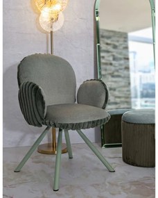 Designová jídelní židle Dargiana zelená