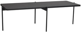 Černý jasanový konferenční stolek Rowico Sehram L, 145 cm