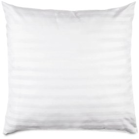 BAMBUSOVÝ POVLAK NA POLŠTÁŘ STRIPE WHITE 40X40 CM BÍLÁ