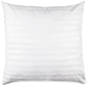 BAMBUSOVÝ POVLAK NA POLŠTÁŘ STRIPE WHITE 40X40 CM BÍLÁ