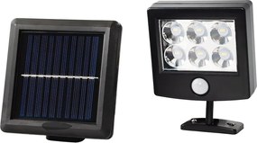 Exteriérové ​​solární LED svítidlo Depo, 1x LED 1,05w, černá