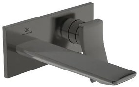 Ideal Standard Conca Tap - Umyvadlová baterie pod omítku, výtok 180 mm, Magnetic Grey A7371A5