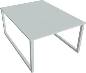 Kancelářský pracovní stůl Hobis USDO 1200, bílá RAL 9016, deskabuk