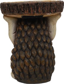 Podstavec pod květináč ve tvaru ježka, 28 x 24 x 23,5 cm