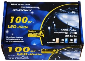 Nexos 802 Vánoční LED osvětlení 9 m - modré, 100 diod