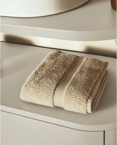 Béžový froté bavlněný ručník 30x50 cm Olvira – Kave Home
