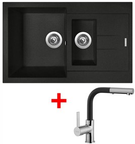 Sinks AMANDA 780.1 Metalblack+ENIGMA S GR AM780174ENSGR