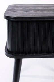 Černý noční stolek v dekoru jasanu Barbier – Zuiver