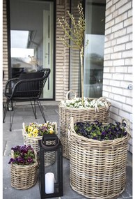 House Nordic Set 4 proutěných květináčů CAOR 4401070