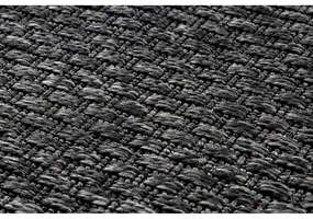 Kusový koberec Decra černý kruh 200cm