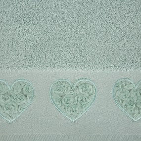 FROTÉ RUČNÍK KAMILA (04) 70X140 CM MÁTOVÁ