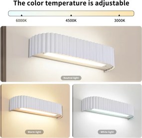 BRILAGI - LED Stmívat. nástěn. svít. FALCON MODERN LED/14W/230V 40 cm bílá + DO