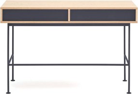 Pracovní stůl s deskou v dubovém dekoru 60x120 cm Yoko – Teulat