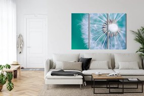 Vícedílný obraz Pampeliška V Makro Měřítku Nedostatek Nedostatek Plátno Canvas 120x80