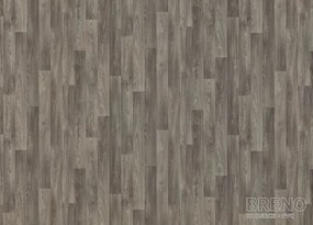 Breno PVC ECOTEX Nimes 588 – tmavé dřevo, šíře 400 cm