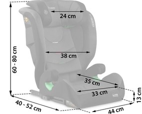 Autosedačka Louis Soft, ISOFIX, 15-36 kg, šedá | Nukido