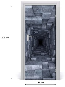 Samolepící fototapeta na dveře Tunel 85x205 cm