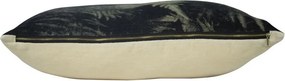 Velký sametový polštář Jungle listy - 40*60*15cm