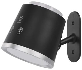 LED Stmívatelná nabíjecí stolní lampa 4v1 LED/6W/3,7V 3000K/4000K/6500K černá