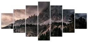 Obraz skalnatých hor (210x100 cm)
