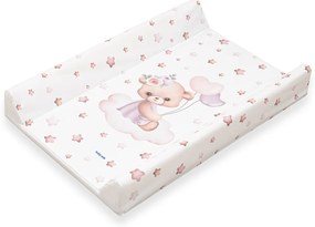 Přebalovací nástavec Baby Mix Medvídek 47x70cm růžová Barva: Bílá