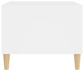 Konferenční stolek bílý 60x50x40 cm kompozitní dřevo - Default Title