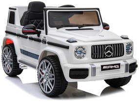 HračkyZaDobréKačky Dětské elektrické autíčko Mercedes G63 AMG bílé