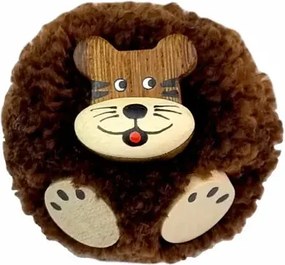 2Kids Toys Dřevěná magnetka velká pompon Tygr