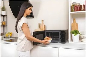 Candy CMW20SMB černá / Mikrovlnná trouba / 700W / 20L / Otočné ovládán