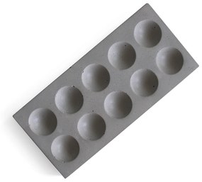 Betonový držák Domino – šedá 25,5 x 11,5 x 2,5 cm