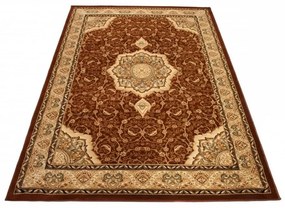 Kusový koberec klasický vzor 2 hnědý 160x220cm