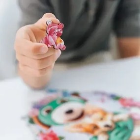 Trefl Wood Craft Junior - Puzzle - Šťastní treflíci / 50 dílků / 28.3