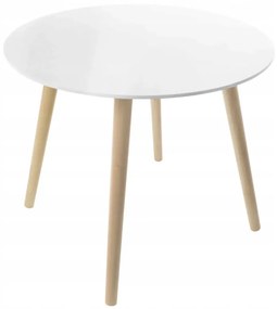 Tutumi Retro konferenční stolek bílý 60x50cm
