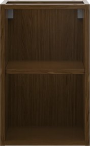 Mexen Box-A, otevřená skříňka s policí 30 cm, ořech, 91AX2-0300-470-0-86