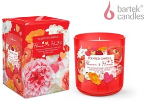 Vonná svíčka ve skle Flower &amp; Heart 150g (Bartek Candles)