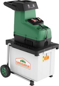 Drtič větví 3100W se sběrnou nádobou 60L max 92dB
