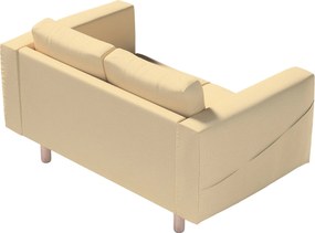 Potah na pohovku IKEA Norsborg 2-místná barva béžová látka lesklé, pletený vzor
