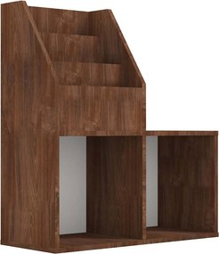 Dětský regál na časopisy hnědý dub 71 x 30 x 78,5 cm kompozit 339521
