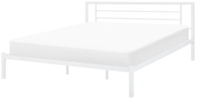 Kovová postel s rámem 180 x 200 cm bílá CUSSET  Beliani