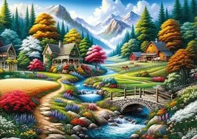 ART PUZZLE 40266 Puzzle Barevná pole / 260 dílků / od 8 let