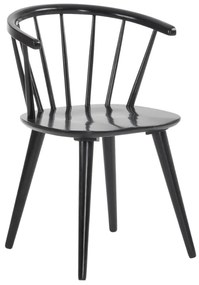 OnaDnes -20% Černá dřevěná jídelní židle Kave Home Trise