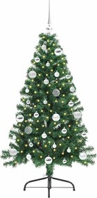 Umělý osvětlený vánoční stromeček Zelená 150 cm PVC 3397003