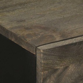 Příborníky 2 ks černé 60 x 33 x 75 cm masivní mangovník 3309998