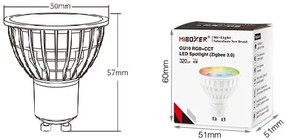 LED Solution Mi-Light MiBoxer ZIGBEE LED žárovka RGB+CCT 4W GU10